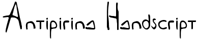 Antipirina Handscript Font | View
