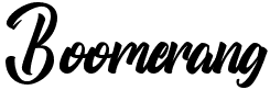 Boomerang Font | View