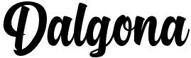 Dalgona Font | View