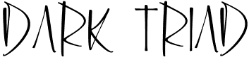 Dark Triad Font | View