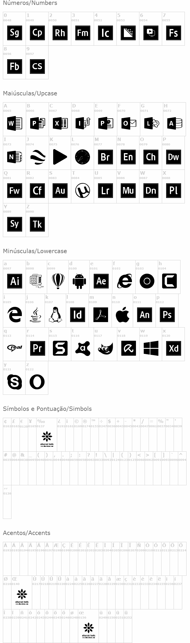Font Logos Programs Font | View