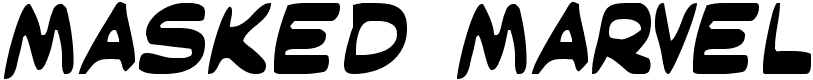Masked Marvel Font | View