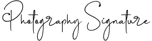 Photography Signature Font | View