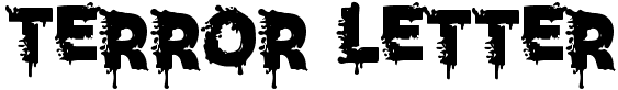 Terror Letter Font | View