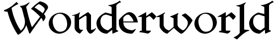 Wonderworld Font | View